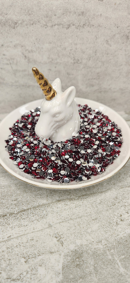 Dark Siam Resin Rhinestones – Grateful Glitters