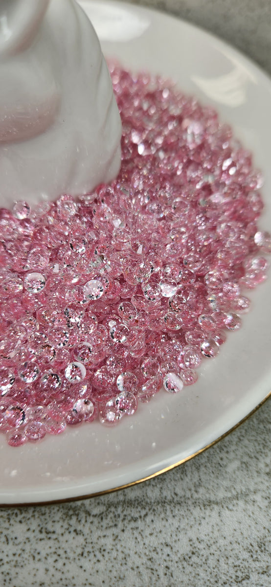 Starry Light Pink Rhinestones – Grateful Glitters