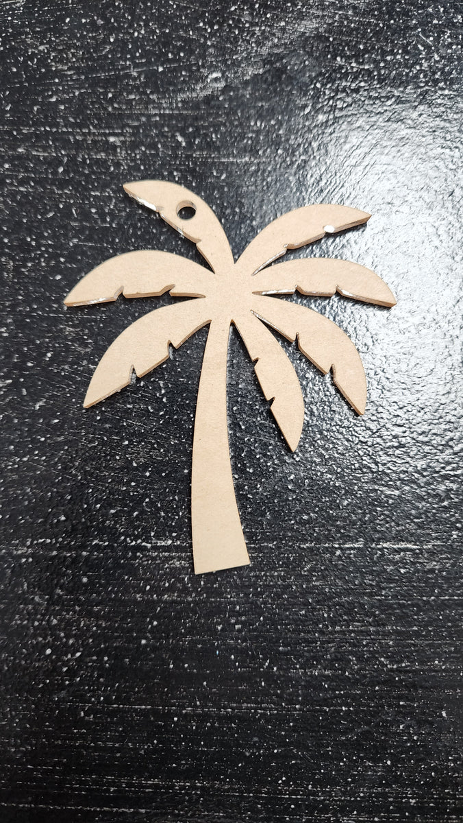Palm Tree Acrylic Blank – Grateful Glitters
